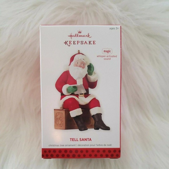 Hallmark | Holiday | 23 Hallmark Keepsake Tell Santa Ornament Magic ...